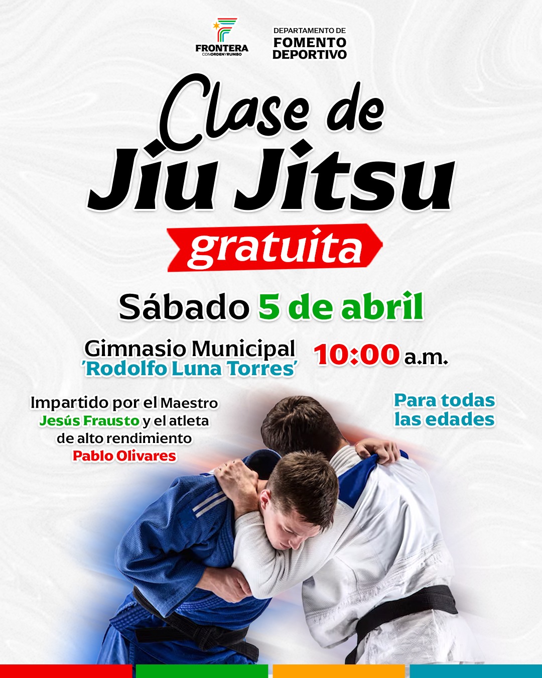 Clases Gratuitas de Jiu Jitsu en Frontera - El Ahuizote