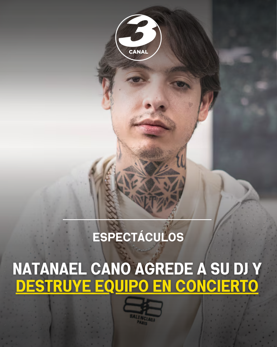 Natanael Cano agrede a su DJ y destruye equipo en concierto - El Ahuizote