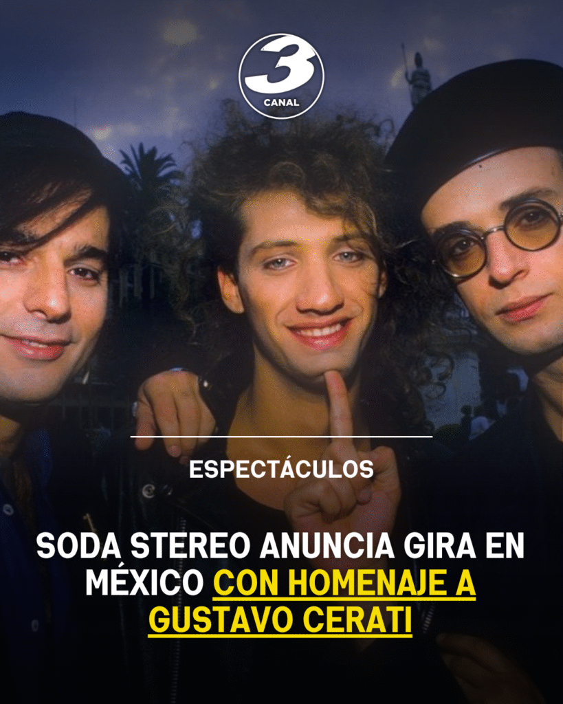 Soda Stereo anuncia gira en México con homenaje a Gustavo Cerati - El ...