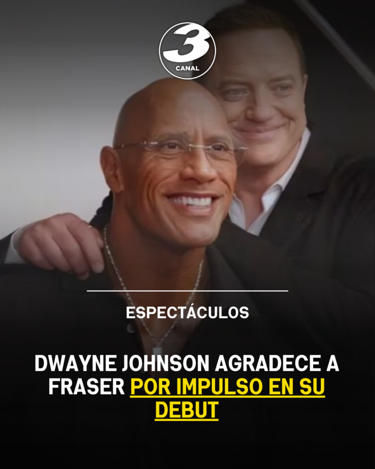 Dwayne Johnson agradece a Fraser por impulso en su debut - El Ahuizote
